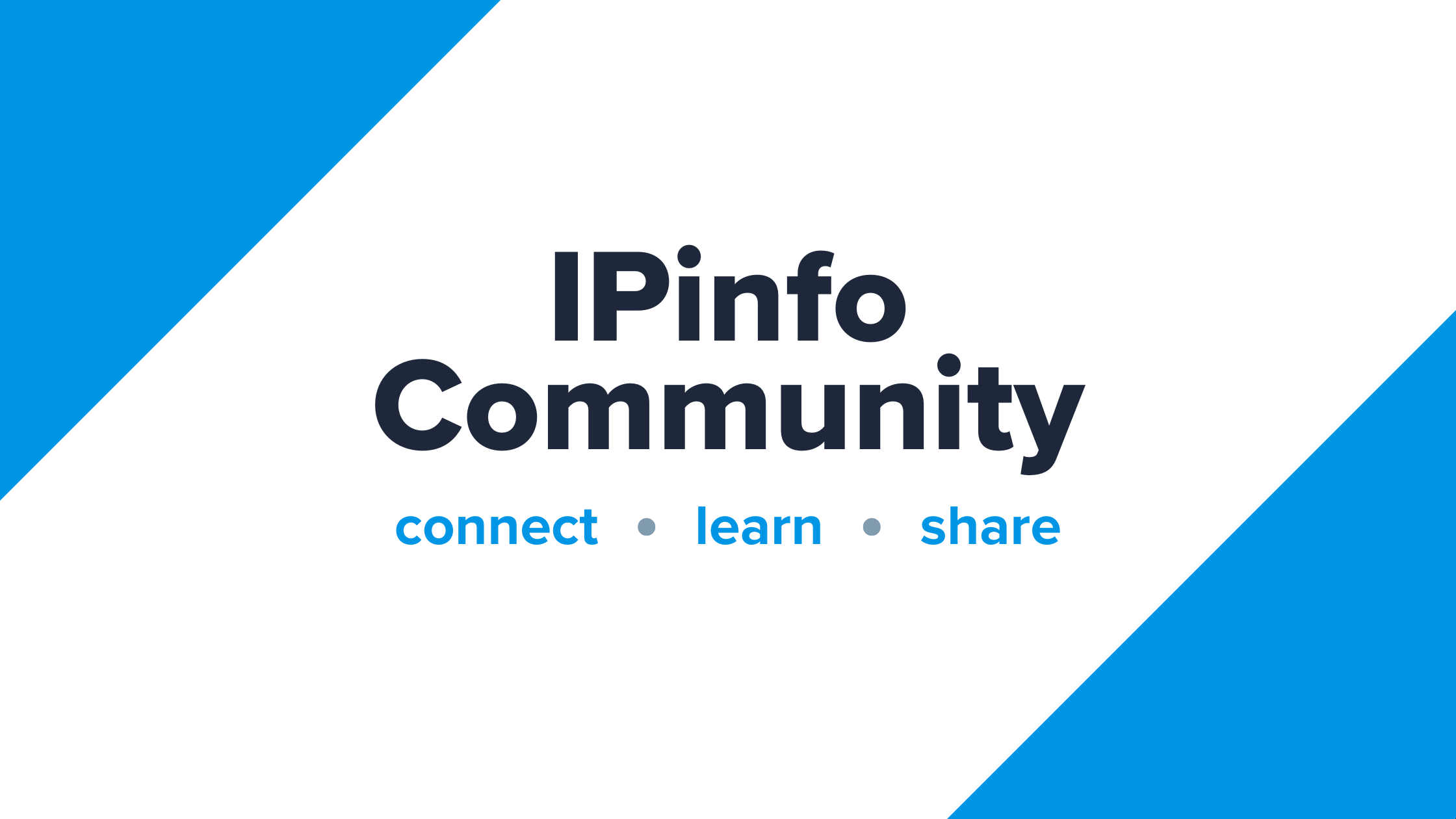 Introducing the IPinfo Community - IPinfo.io