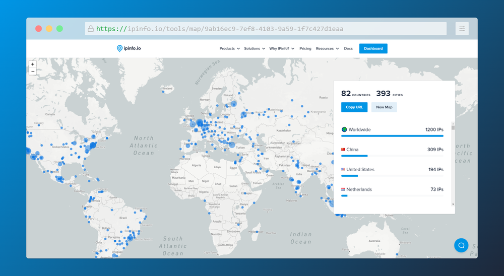 Learn how to visualize IP addresses - IPinfo blog | IPinfo.io